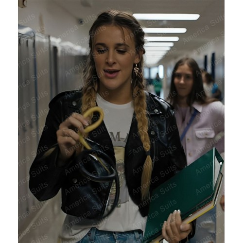 Zombie Town Amy Maxwell Leather Jacket | America Suits