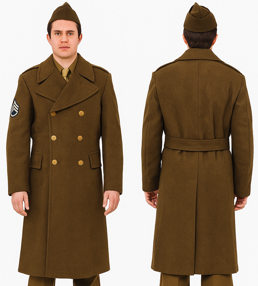 Timeless Tidings of Joy Graeme McComb Brown Wool Coat