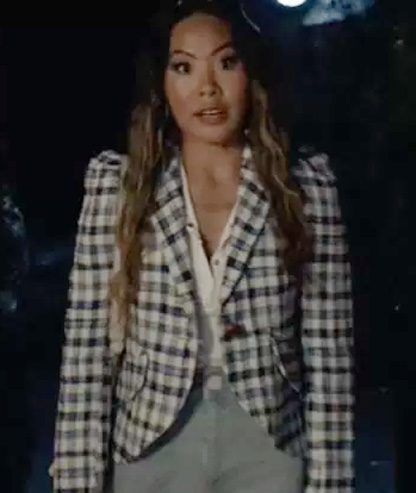 Batwoman S03 Mary Hamilton Checked Blazer