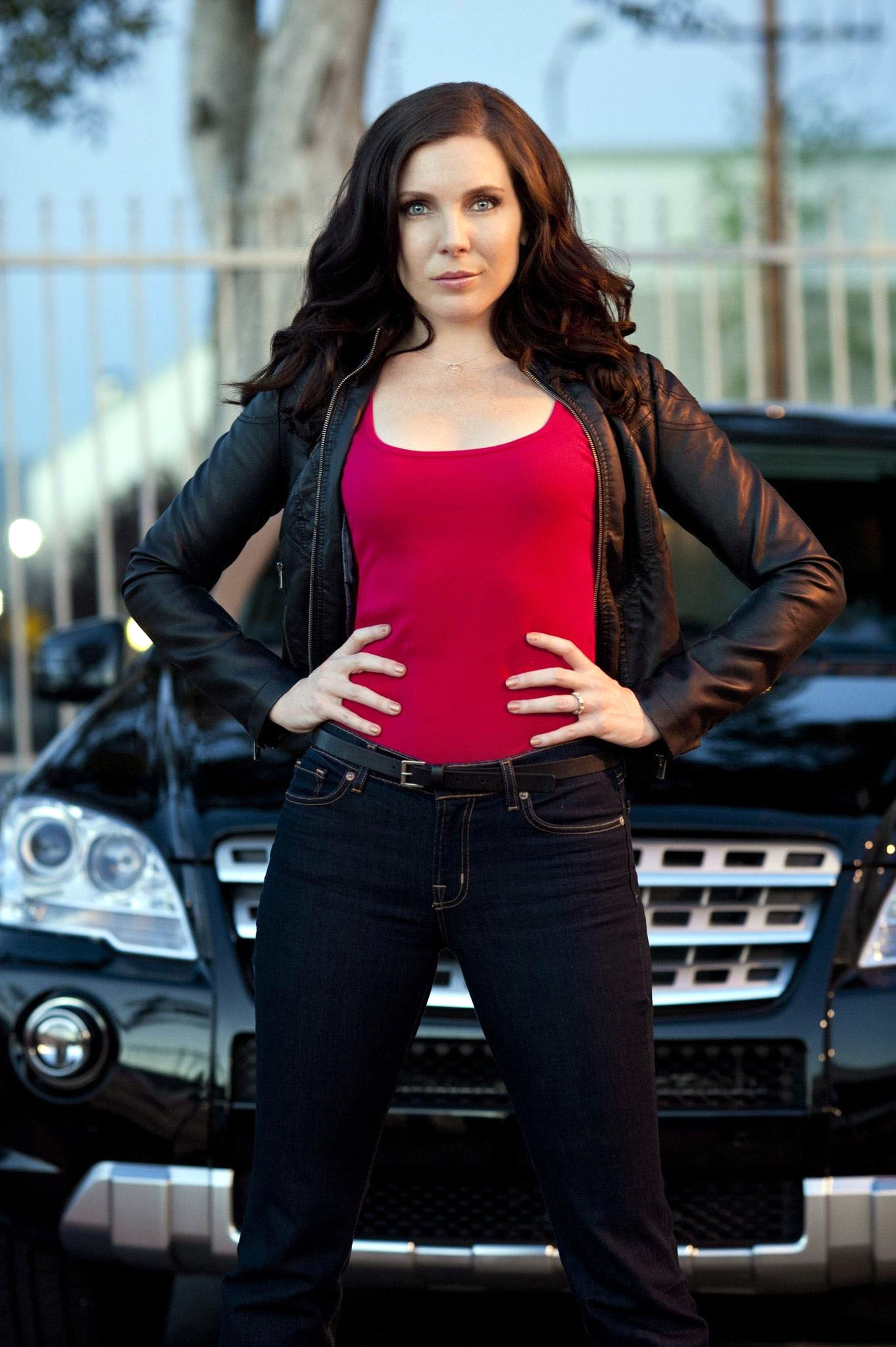 Grace and Frankie Brianna Hanson Leather Jacket