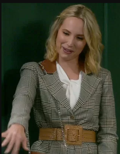 Last Man Standing Mandy Baxter Plaid Blazer