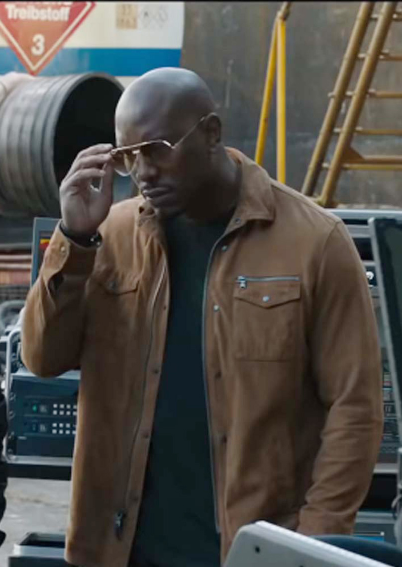 Roman Pearce F9 The Fast Saga Brown Jacket