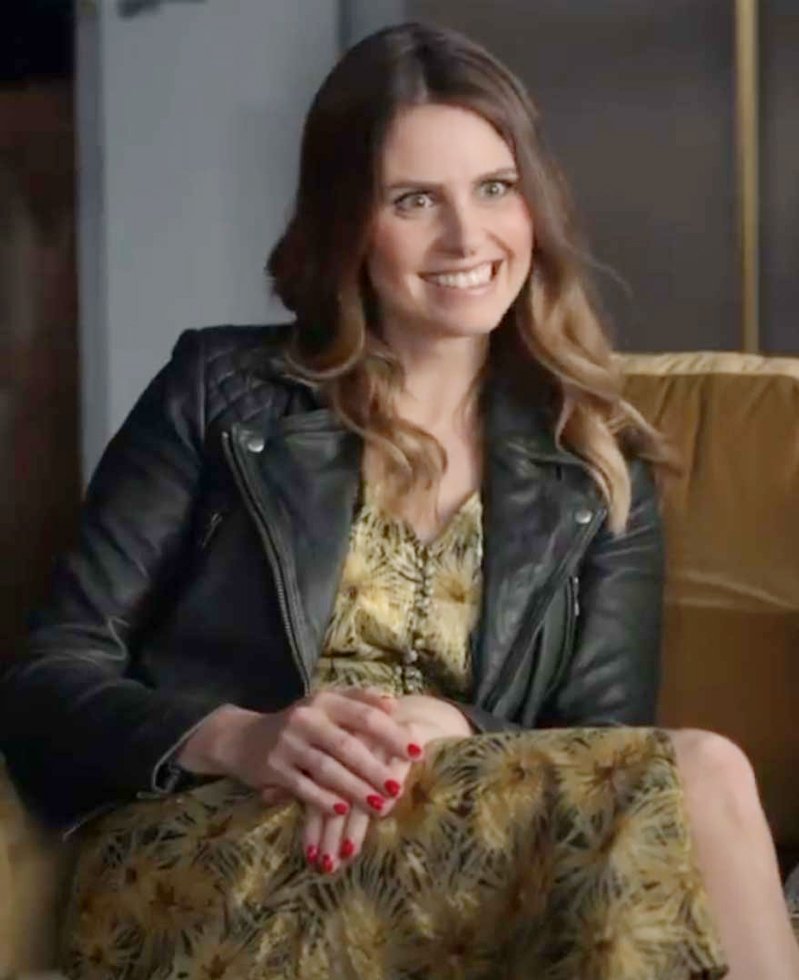 Ted Lasso Flo Collins Leather Jacket